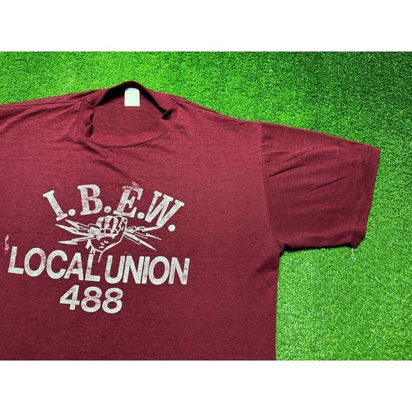 Fruit of the Loom | Shirts | Vintage 9s Ibew Local Union 488 Mens ...
